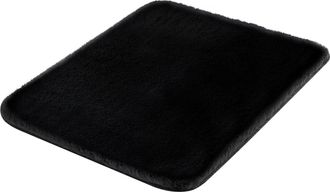 Kleine Wolke Badteppich Cony, Farbe: Schwarz, Material: 100 % Polyester, Gr&ouml;&szlig;e: 55x 65 cm