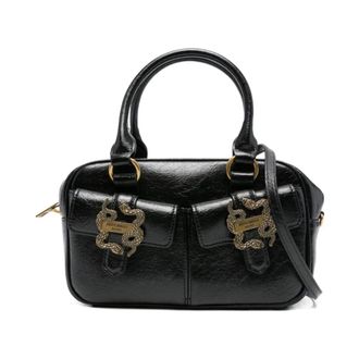 Just Cavalli Femme, Sacs, Noir, Taille: ONE Size Sac &agrave; Bandouli&egrave;re en Similicuir Noir
