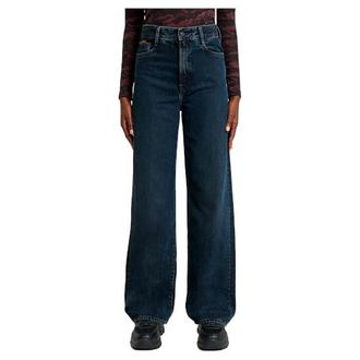 G-Star RAW Jean Deck 2.0 High Loose Femme Jeans, Bleu (Worn In Deep Space D23591-d489-g949), 30W / 34L