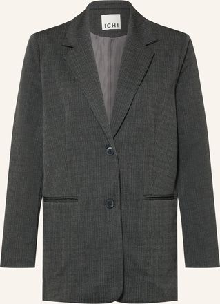 Ichi Oversized-Blazer Ihkate Graya grau