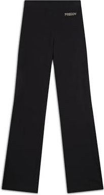 Freddy Legging Femme en Jersey Coupe Classique, Bas Évasé, Logo Perlé, Look Dynamique