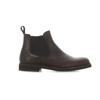 Berwick 1707 Braune Leder Herrenstiefel mit Stoffeinsatz - - Shoes - Herren - Braun - 40 1/2 EU
