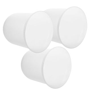 Beaupretty Kunststoff Toilettenb&uuml;rstenhalter 3 St&uuml;ck Mit Halbdurchsichtigem Becher 100x115mm Runder Boden Geeignet F&uuml;r Badezimmer Und Hotel Toiletten Leicht Und 