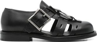 Martine Rose Bondage Belt Sandalen - Schwarz