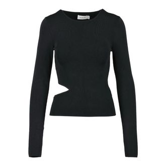 Calvin Klein Jeans Long Sleeve Top - - Tops - Damen - Schwarzk - S