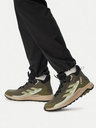 adidas Trekkingschuhe adidas Terrex Anylander Mid Rain.Rdy Hiking Shoes JR6594 Braun