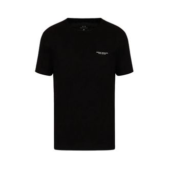 A|X Armani Exchange Schwarzes Mini Logo T-Shirt - - Tops - Herren - Schwarzk - S