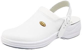 Scholl New Bonus Unpunched, Zoccoli Sanitari Unisex - Adulto, Bianco, 40 EU