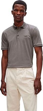 BOSS Hommes Passenger Polo Slim en Coton Stretch &agrave; Patch Logo