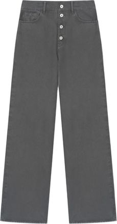 Áeron jean ample à boutonnière - Gris