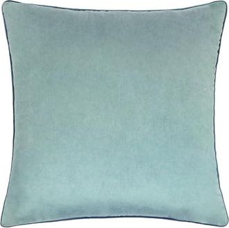 furn. Paoletti Meridian 55X55 C/C, Polyester, Mineral Blau/Teal Blau, 55x55cm