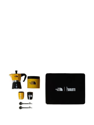 Bialetti set cafeti&egrave;re et tasses en acier - Jaune