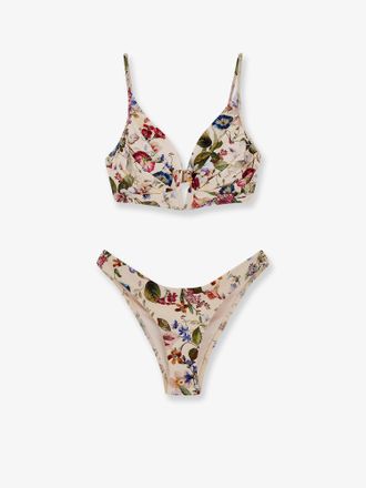 Zimmermann Nylon bikini with floral print - ZIMMERMANN - gender_Woman