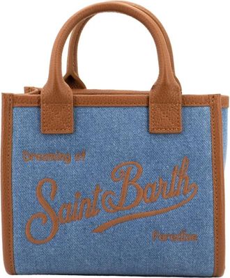 MC2 Saint Barth Femme, Sacs, Bleu, Taille: ONE Size Vanity Mini