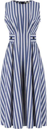 Antonelli Femme, Robes, Bleu, Taille: 42 FR Lex Midi Dress