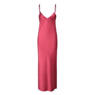 Blanca Vita Femme, Robes, Rouge, Taille: 40 FR Arcitium Satin Maxi Dress
