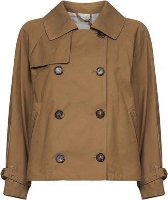 Max Mara Femme, Manteaux, Brun, Taille: 40 FR Tesoro Trench Coat