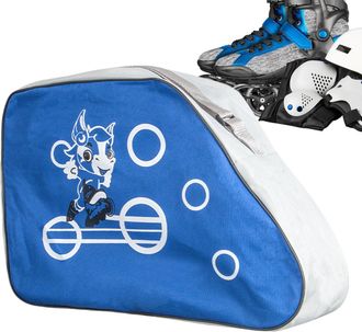 Generic Schlittschuhtasche - Rollschuh-Tasche, 38 x 15 x 28 cm, atmungsaktive Eiskunstlauf-Taschen, dreieckige Form, Zubeh&ouml;r f&uuml;r Rucksack, verstellbar, f&uuml;r