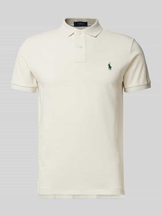 Polo Ralph Lauren Slim Fit Poloshirt mit Label-Stitching
