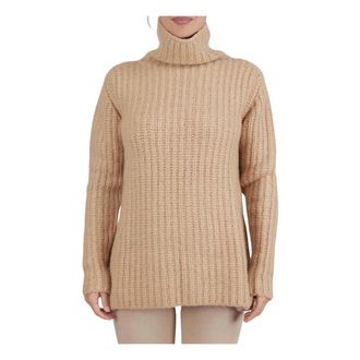 Kiton Gek&auml;mmter Kaschmir-Seiden-Rollkragenpullover - - Knitwear - Damen - Beige - XS