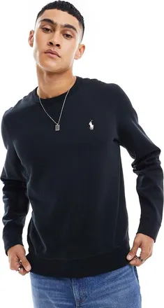 Polo Ralph Lauren Sweat en double maille avec logo emblématique - Noir