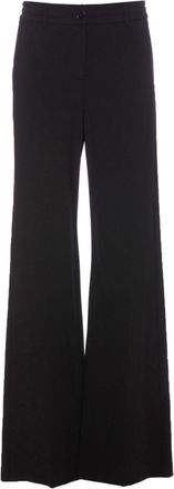 Patrizia Pepe Tief sitzende Palazzohose - Schwarz