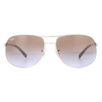 Ray-Ban Sonnenbrille RB3387 003/68 Silber Braun Gradient