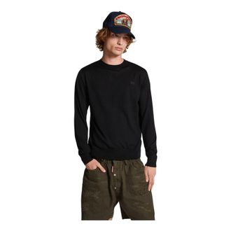 Dsquared2 Stilvolle Perkins Modellkollektion - - Knitwear - Herren - Schwarzk - M