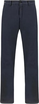 Paul & Shark Homme, Pantalons, Bleu, Taille: 2XL Pantalon chino en soie et coton stretch