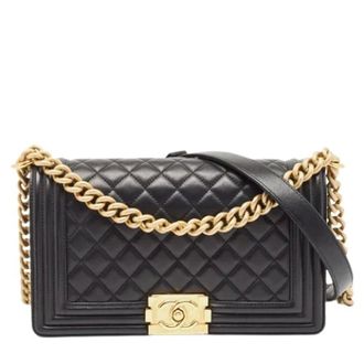 Chanel Sac bandouli&egrave;re Vintage Pre-owned - Femme - Pre-owned - Noir - Taille: ONE Size