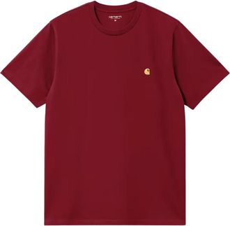 Carhartt Work in Progress Homme, Tops, Rouge, Taille: XL S/S Chase T-Shirt