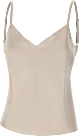 Vince Femme, Tops, Beige, Taille: 38 FR Top en satin