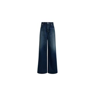 Alaia Jean Palazzo - Femme - Jeans - Bleu - Taille: 56 FR