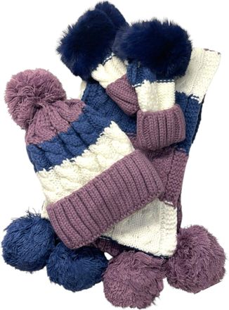 Kumixi M&uuml;tze Set: M&uuml;tze & Loop Schal & Handschuhe
