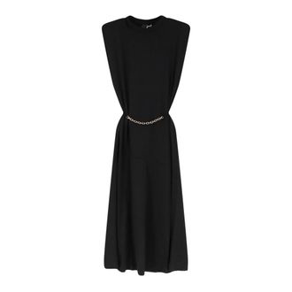 Pinko Pinko, Femme, Robes, Noir, Taille: 38 FR Robe Midi de Jour