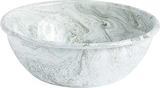 HAY Soft Ice Salatsch&uuml;ssel aus emailliertem Stahl hergestellt, Farbe: Gr&uuml;n, Ma&szlig;e: H&ouml;he: 9 cm, Durchmesser: 26 cm, AB498-A587