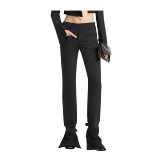 Courr&egrave;ges Slim-fit Hosen - - Trousers - Damen - Schwarzk - M