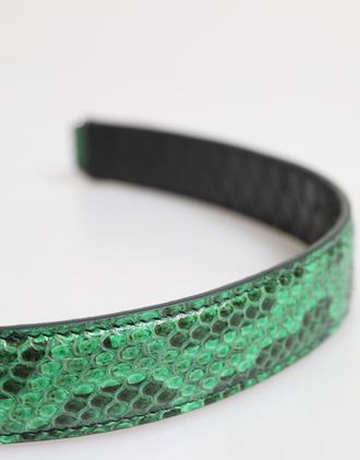 Dolce & Gabbana Python Leather Shoulder Strap - Green