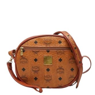 MCM Sac &agrave; bandouli&egrave;re Pre-owned - Femme - Pre-owned - Brun - Taille: ONE Size
