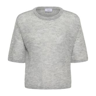 Saint Tropez Maille col rond - Femme - Pulls - Gris - Taille: 42 FR