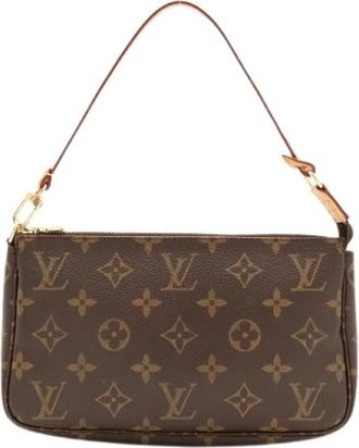 Louis Vuitton Mini Pochette Pre-owned - Femme - Pre-owned - Brun - Taille: ONE Size