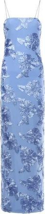 Rotate Rotate Birger Christensen, Femme, Robes, Bleu, Taille: 36 FR Maxi Dress