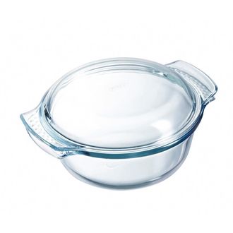 Pyrex 118000 Kasserolle, rund 32 cm, 4,9 L 5010762002230 transparent