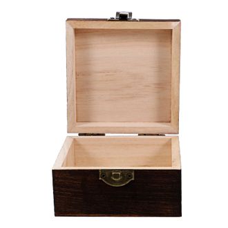 Artibetter Rustikale Holz Schmuckschatulle mit Deckel Tragbare Aufbewahrungsbox f&uuml;r Armb&auml;nder Ringe und Kleine Schmuckst&uuml;cke Handgefertigte Vintage Schmuckdose f