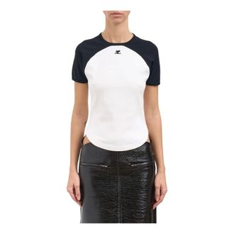 Courrèges Damen, Oberteile, Weiß, XSGröße