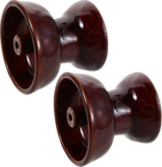 Angoily 2 St&uuml;ck Vintage Keramik Diwali &Ouml;l Lampe Antiker Buddhistischer Butterlampenhalter Indischer Puja Teelichthalter f&uuml;r Innenr&auml;ume Einfach zu Reinigen Kul