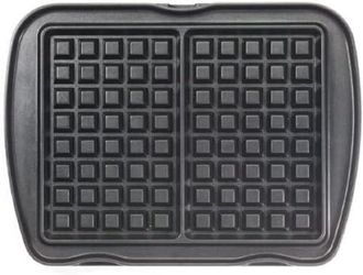 Lagrange Jeu de plaques Gaufre 5x8, compatible avec tous les gaufriers Premium, Plaques en fonte daluminium, Rev&ecirc;tement antiadh&eacute;sif double couche, 010122