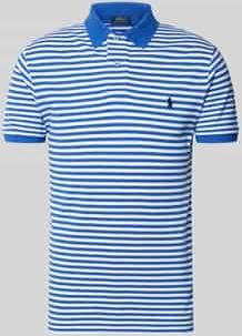 Polo Ralph Lauren Slim Fit Poloshirt aus reiner Baumwolle Modell YD MESH STRIPE POLO