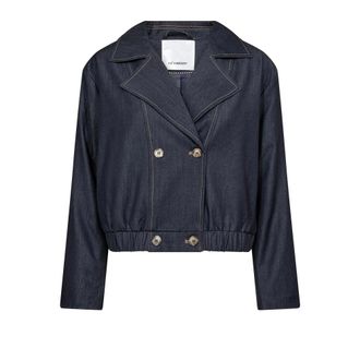 Co'Couture Femme, Vestes, Bleu, Taille: 42 FR Veste Bombe