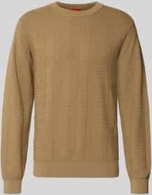HUGO BOSS Regular Fit Pullover aus reiner Baumwolle Modell Simoh